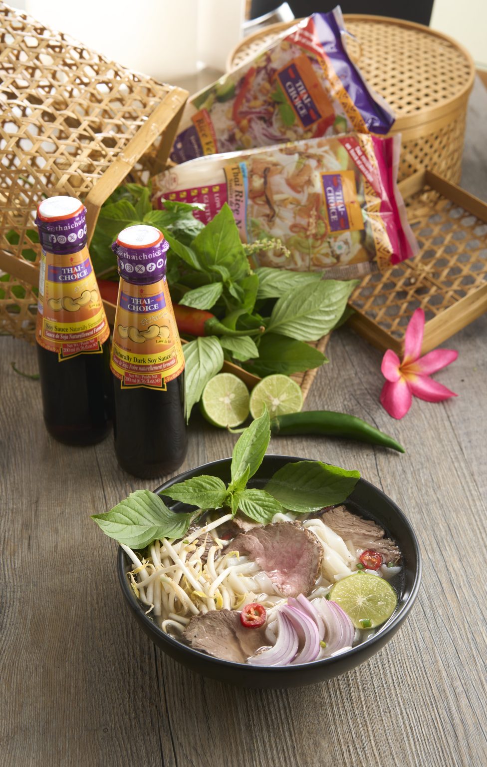 Light & Healthy Beef Noodles - Thai-Choice